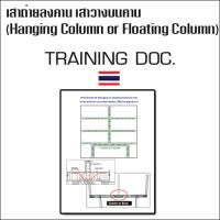 เสาถ่ายลงคาน เสาวางบนคาน (Hanging Column or Floating Column) และ คาน ...