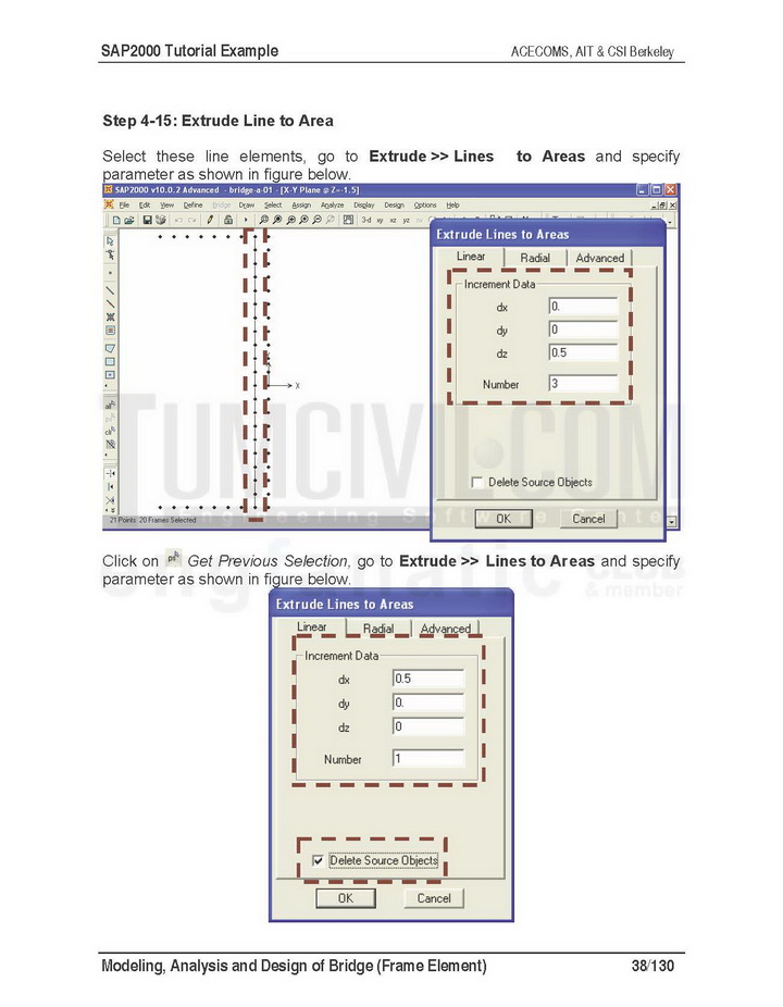 คู่มือ Analysis and Design of Bridge โดย SAP2000 Bridge