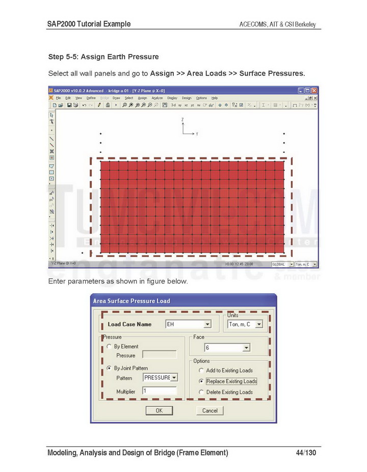 คู่มือ Analysis and Design of Bridge โดย SAP2000 Bridge