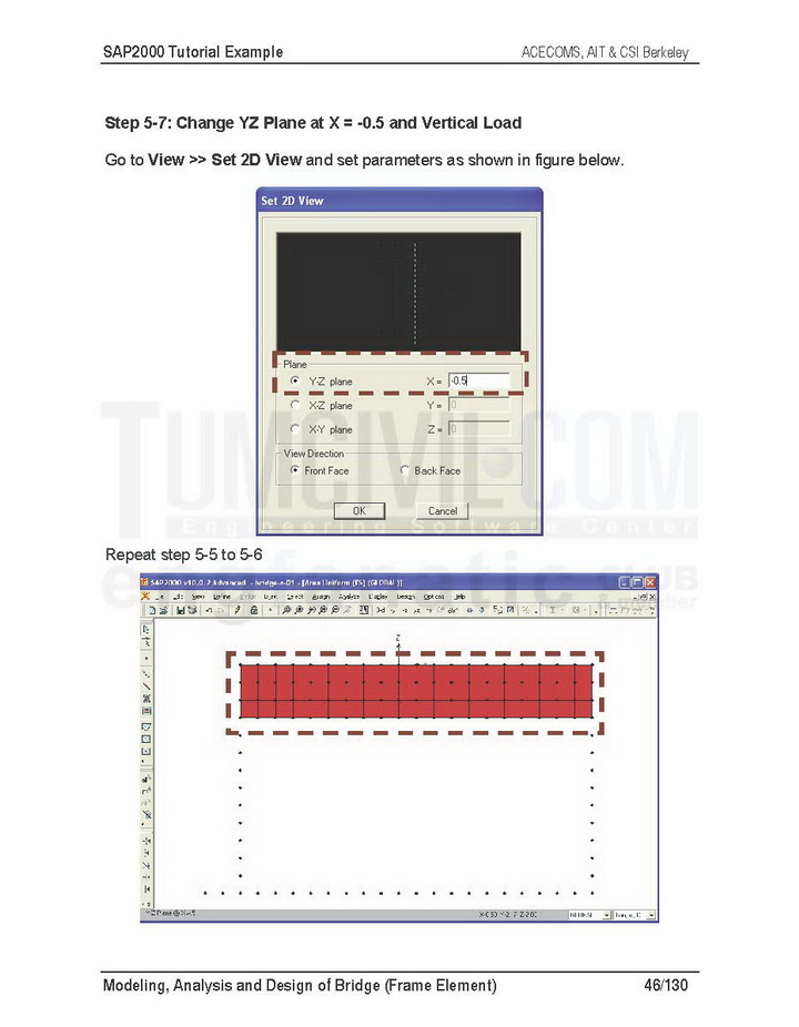 คู่มือ Analysis and Design of Bridge โดย SAP2000 Bridge