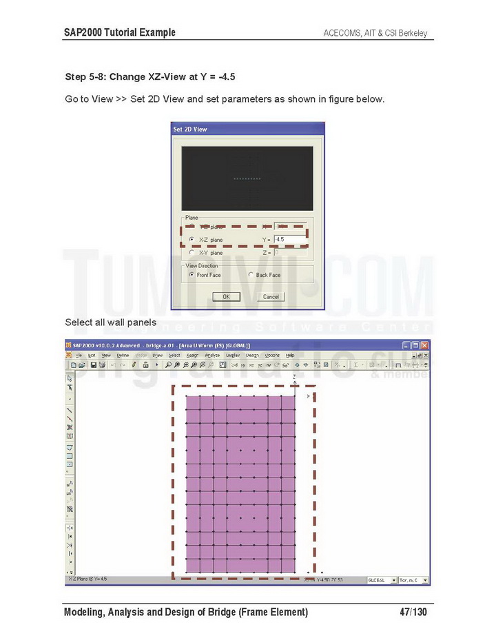 คู่มือ Analysis and Design of Bridge โดย SAP2000 Bridge