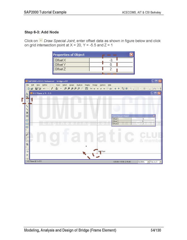 คู่มือ Analysis and Design of Bridge โดย SAP2000 Bridge