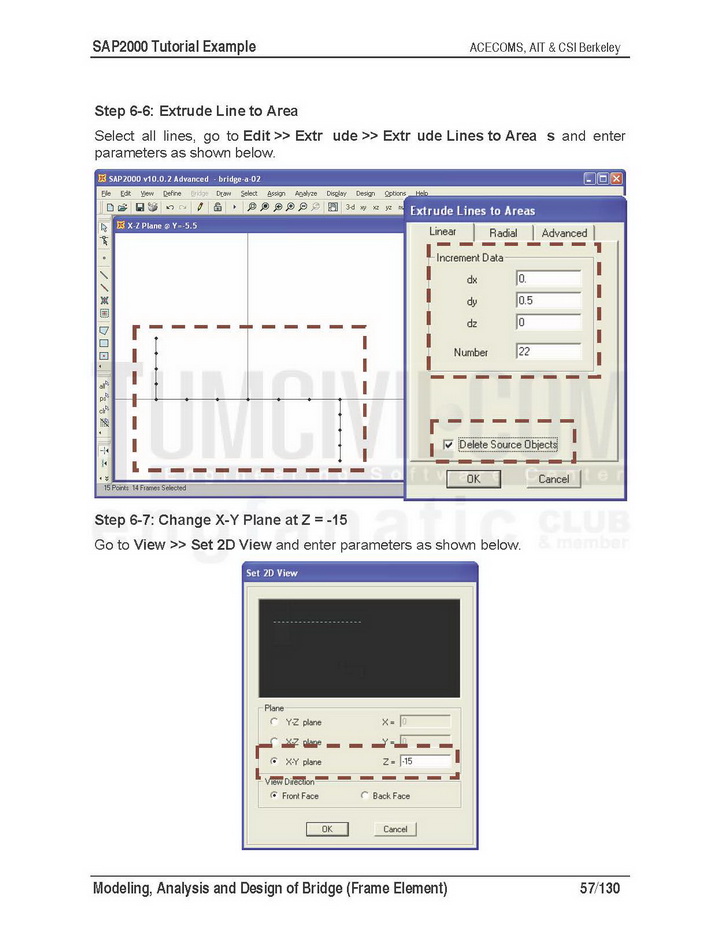 คู่มือ Analysis and Design of Bridge โดย SAP2000 Bridge
