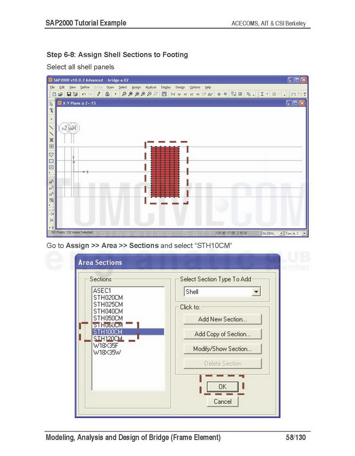 คู่มือ Analysis and Design of Bridge โดย SAP2000 Bridge