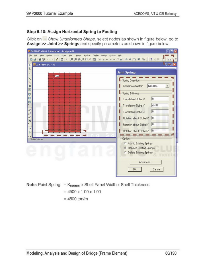 คู่มือ Analysis and Design of Bridge โดย SAP2000 Bridge