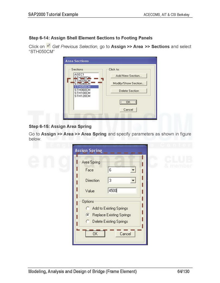 คู่มือ Analysis and Design of Bridge โดย SAP2000 Bridge