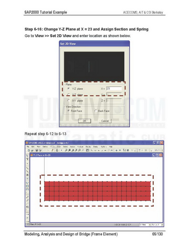 คู่มือ Analysis and Design of Bridge โดย SAP2000 Bridge