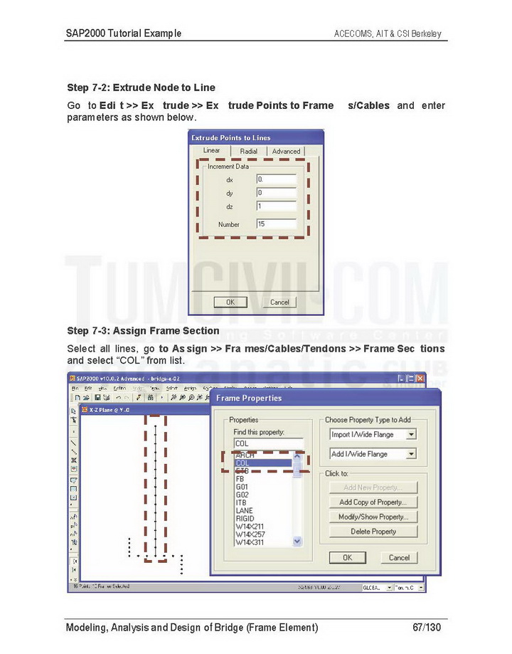 คู่มือ Analysis and Design of Bridge โดย SAP2000 Bridge