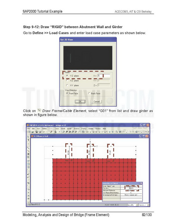 คู่มือ Analysis and Design of Bridge โดย SAP2000 Bridge
