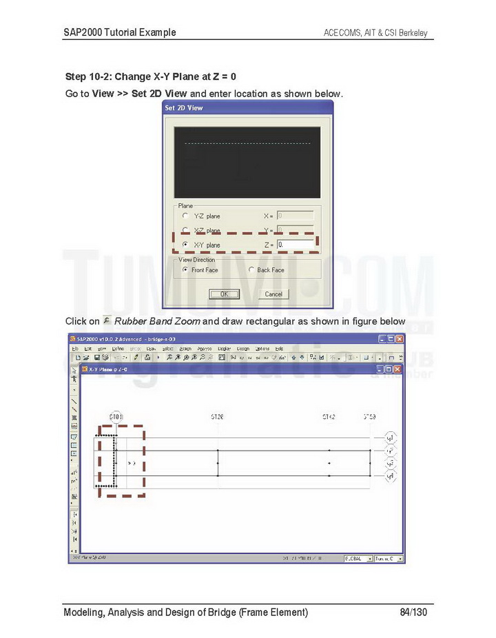 คู่มือ Analysis and Design of Bridge โดย SAP2000 Bridge